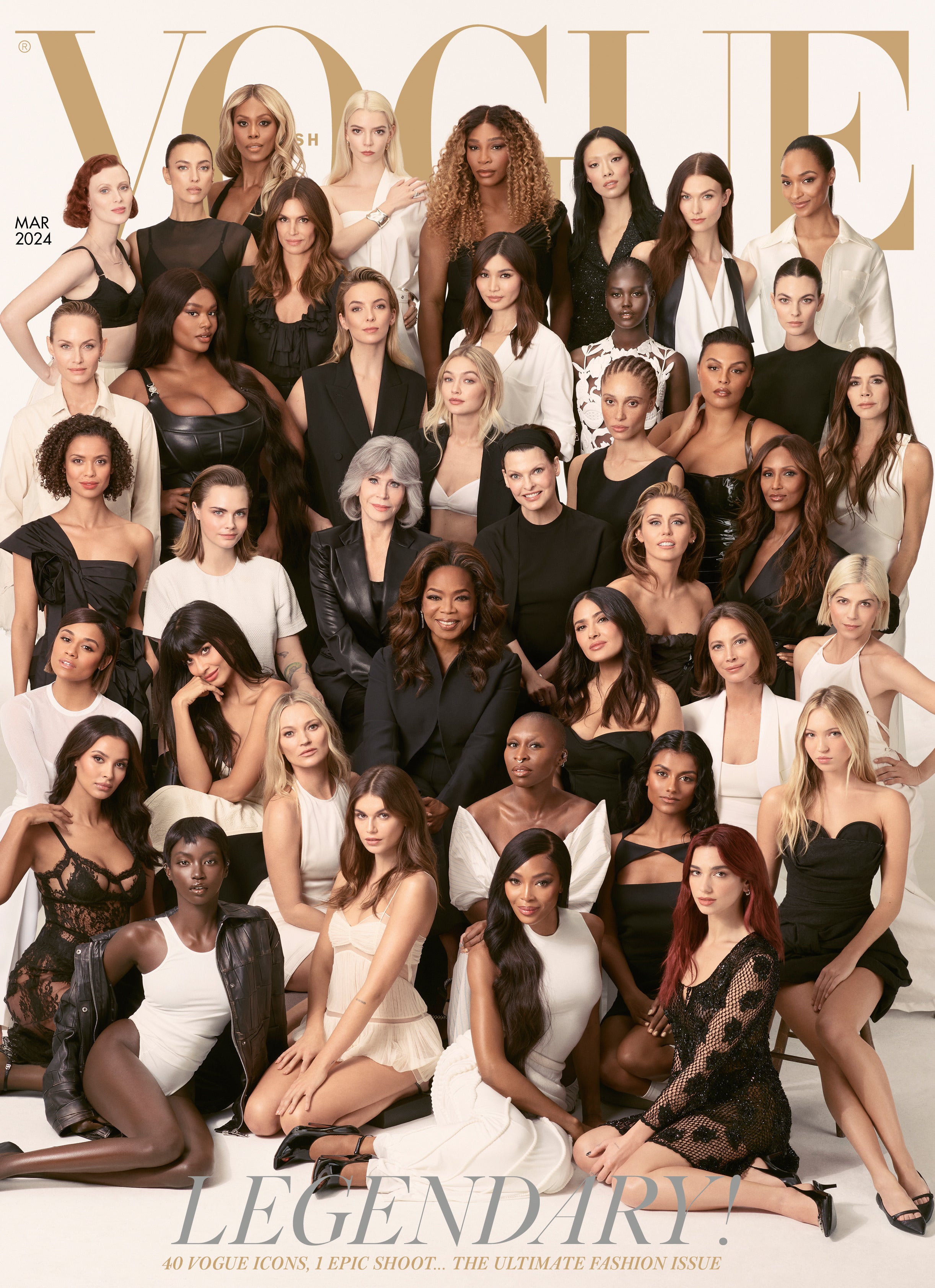 Edward Enninful Unveils Final British Vogue Cover Featuring 40